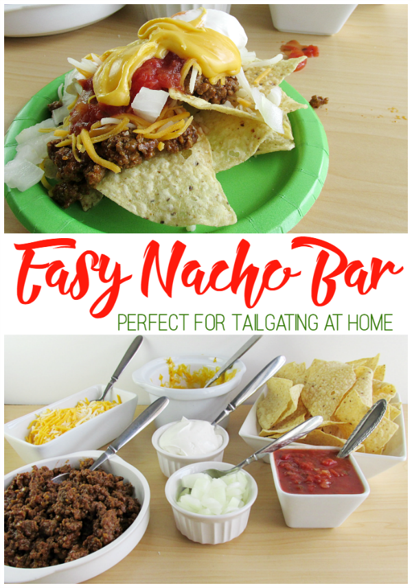 Easy Nacho Bar for Game Time - The Shirley Journey