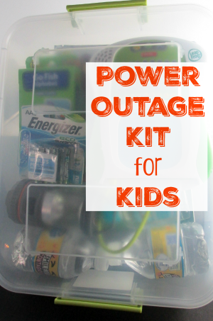 Power Outage Kit for Kids - The Shirley Journey