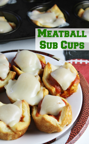 Meatball Sub Cups - The Shirley Journey