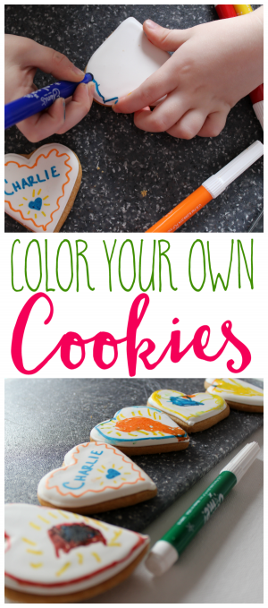Color Your Own Cookies - The Shirley Journey