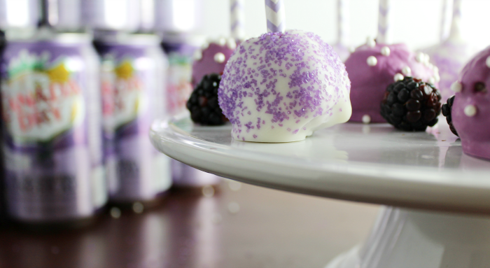 Blackberry Cake Pops - The Shirley Journey