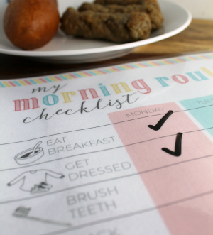 Ad: Printable Morning Checklist for Kids - The Shirley Journey