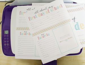 School Memory Box with Free Printables - The Shirley Journey