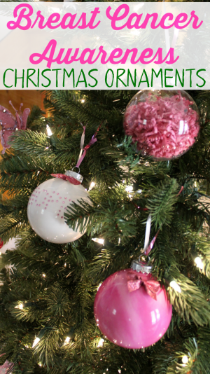 Breast Cancer Awareness Christmas Ornaments - The Shirley Journey