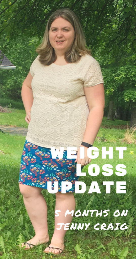 Weight Loss Update: 5 Months on Jenny Craig - The Shirley Journey