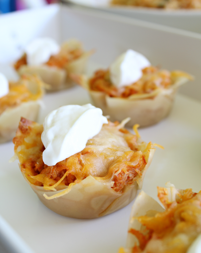 Chicken Taco Cups - The Shirley Journey