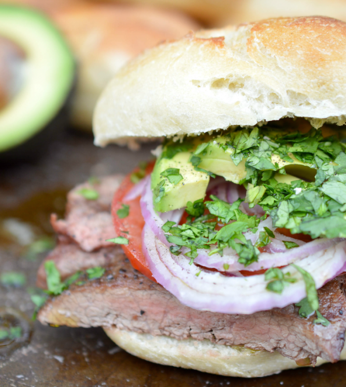 Salsa Steak Sandwich - The Shirley Journey