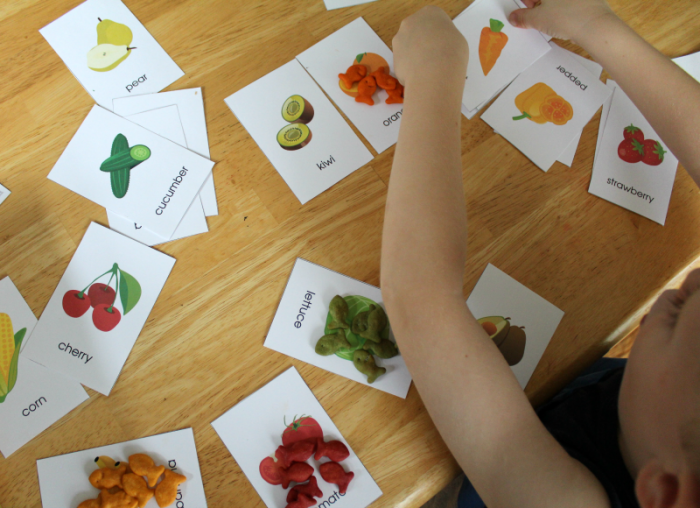 Fruit and Vegetable Flash Cards for Kids - The Shirley Journey