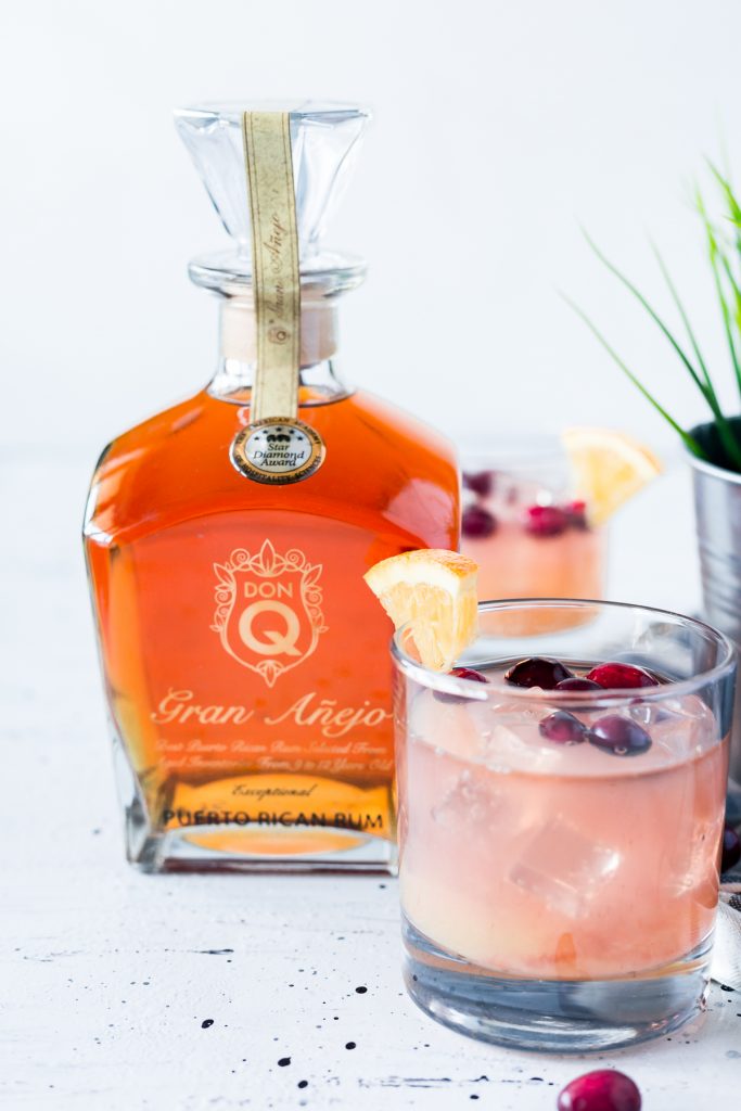 Cranberry Orange Rum Spritzer - The Shirley Journey