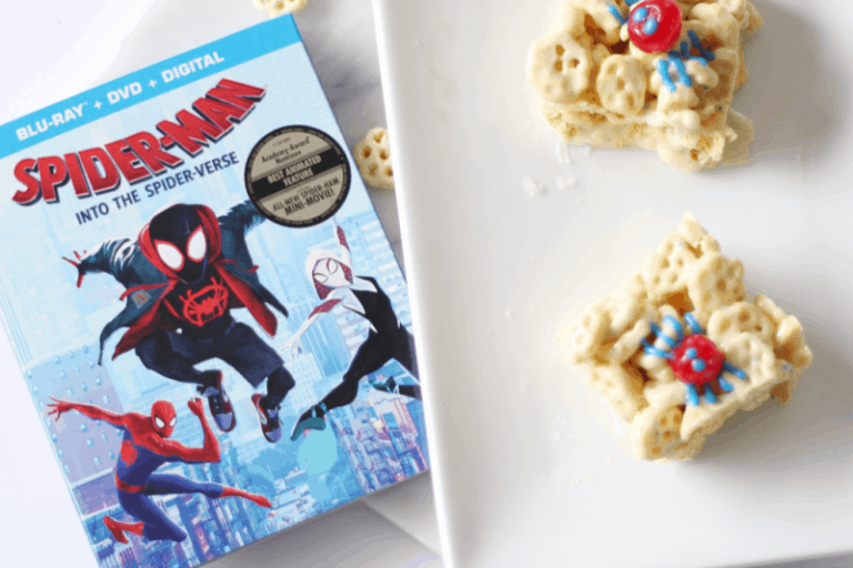 Spider-Man Marshmallow Cereal Treats - The Shirley Journey