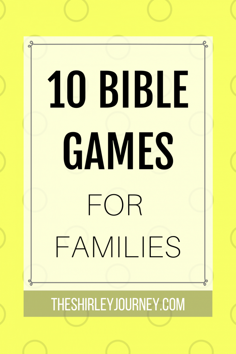 10 Bible Games for Families - The Shirley Journey